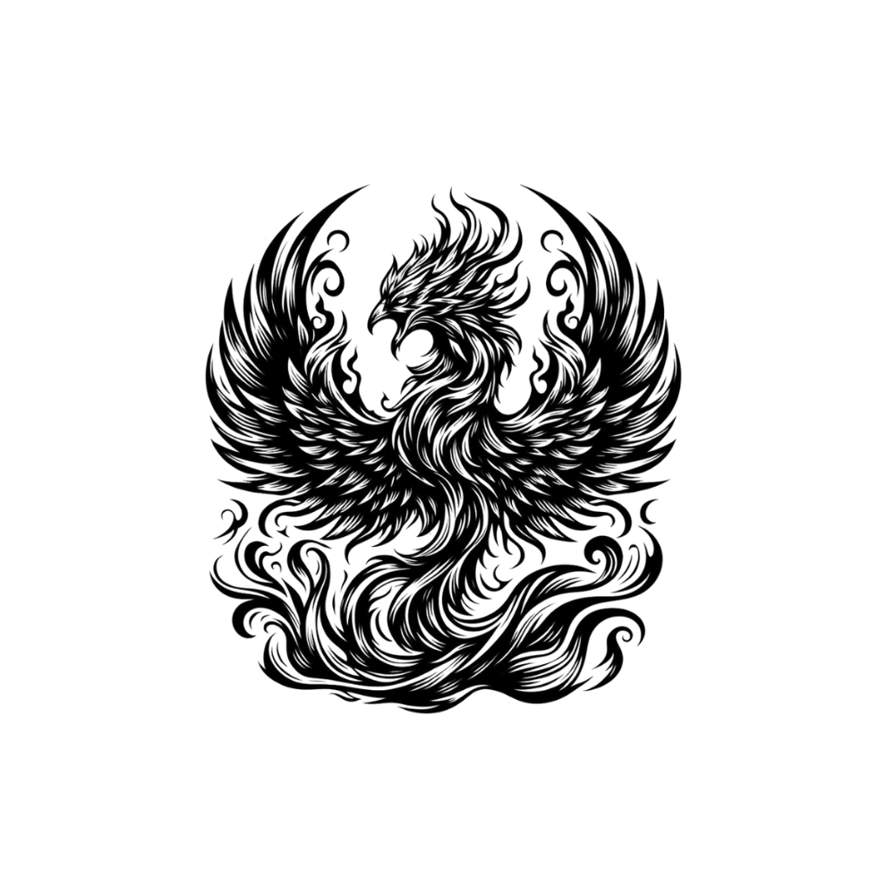 Tatouage phénix majestueux | The Flash Tattoo